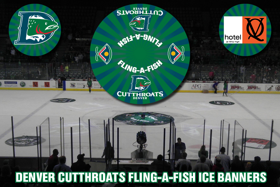 Denver Cutthroats hockey club signage